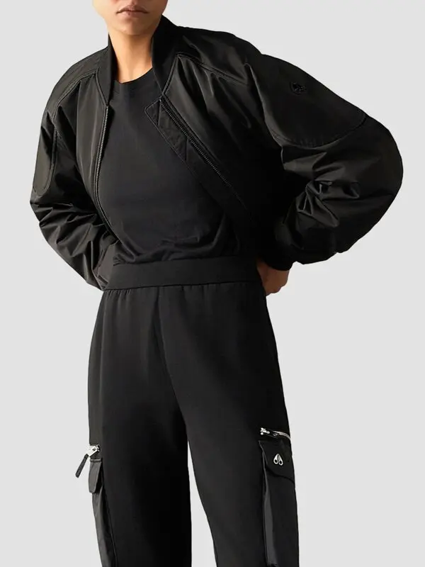 Moose Knuckles Satin Drift Satin Bomber