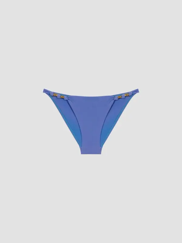 VIX PAULA HERMANNY Paula Side Knot Bikini Bottom - Blue