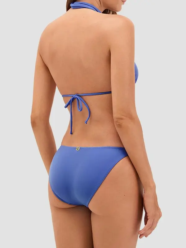 VIX PAULA HERMANNY Paula Side Knot Bikini Bottom - Blue