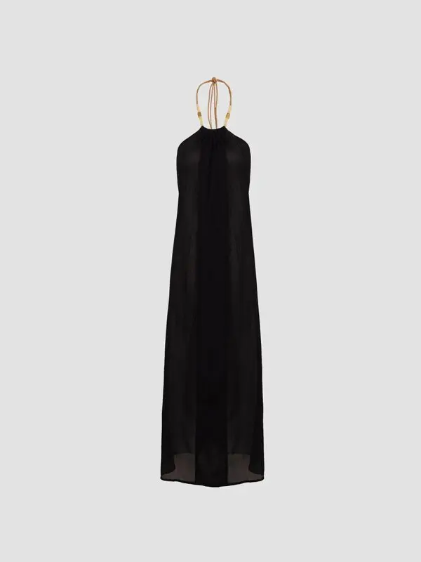 VIX PAULA HERMANNY Cloe Cover-up Maxi Dress - Black