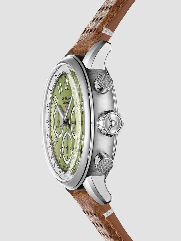 Chopard Classic Racing Stainless Steel & Leather Watch