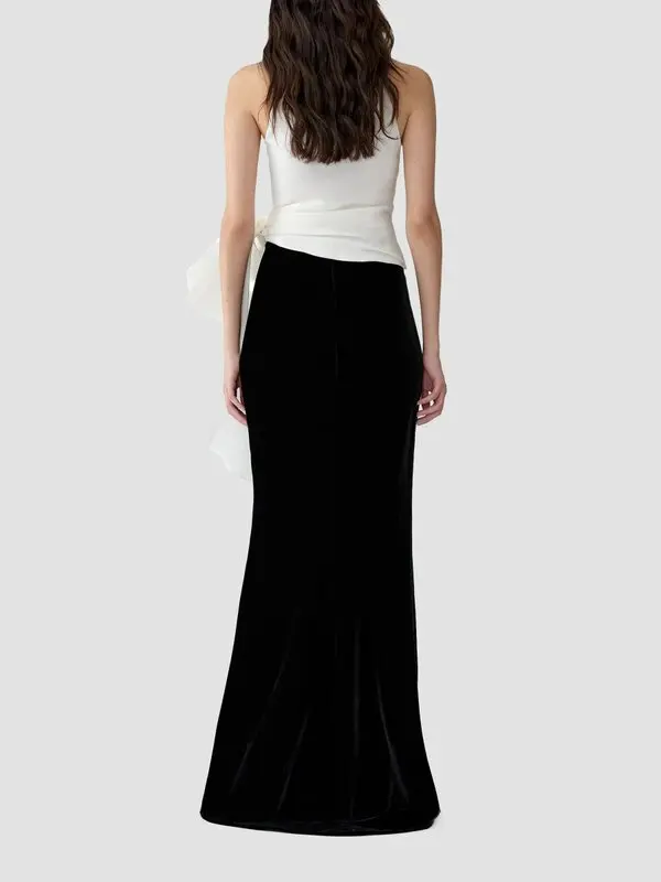 Carolina Herrera Chalet Bow Halterneck Silk Top