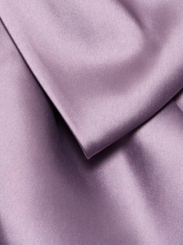 Amsale Satin Square-neck Column Gown