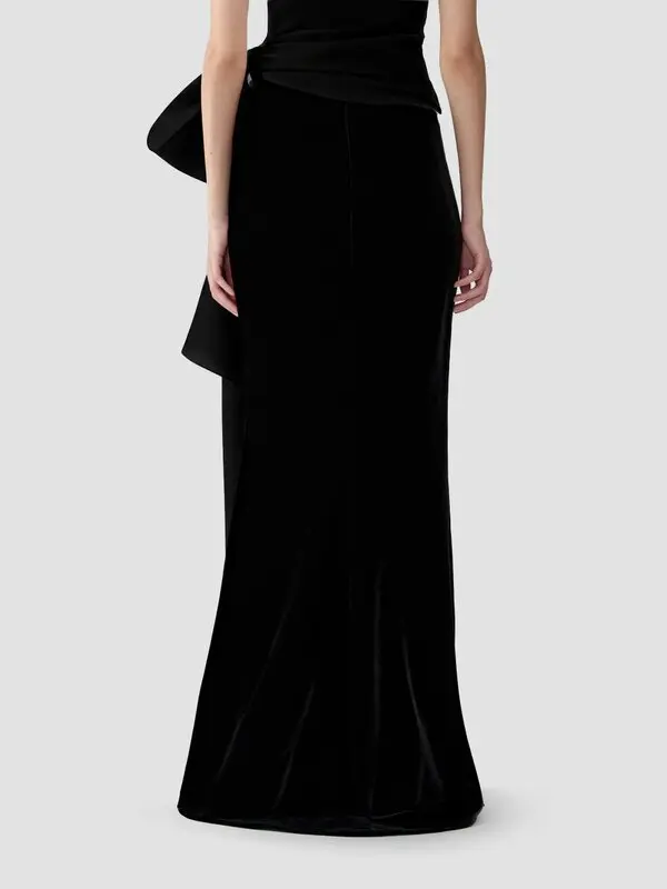 Carolina Herrera Chalet Trumpet Floor-length Skirt