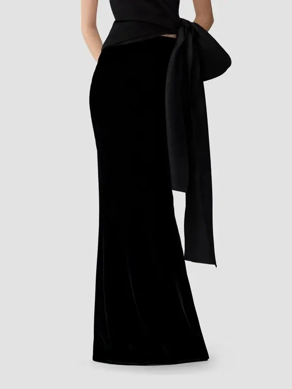 Carolina Herrera Chalet Trumpet Floor-length Skirt