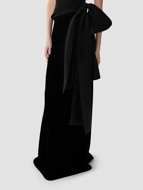 Carolina Herrera Chalet Trumpet Floor-length Skirt