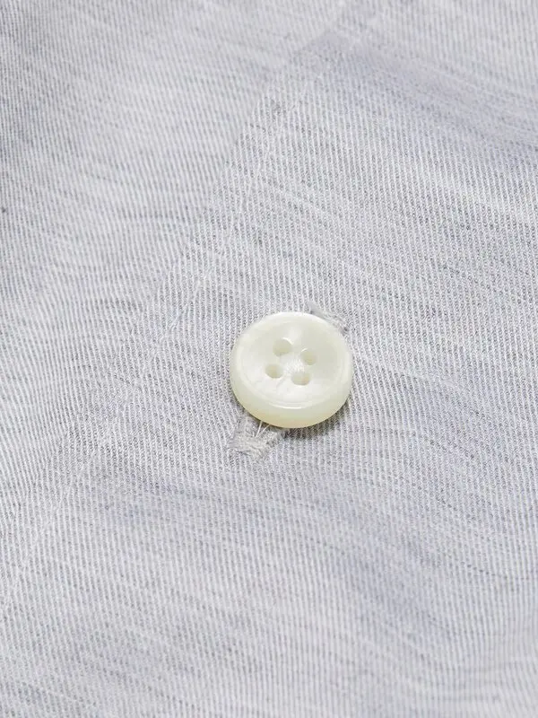 SAKS FIFTH AVENUE Heathered Cotton Dress Shirt