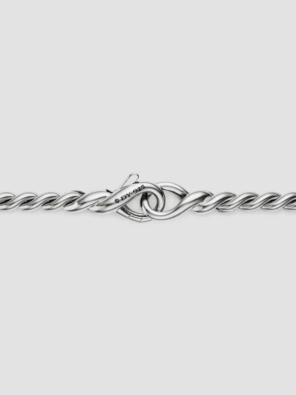 David Yurman Sculpted Cable Chain Necklace In Sterling 2.7mm