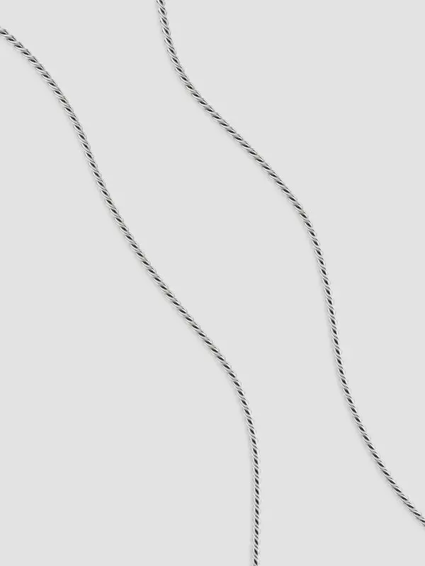 David Yurman Sculpted Cable Chain Necklace In Sterling 2.7mm