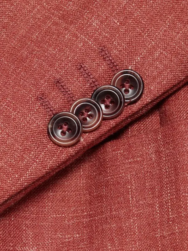 SAKS FIFTH AVENUE Collection Mélange Wool, Silk & Linen Blazer