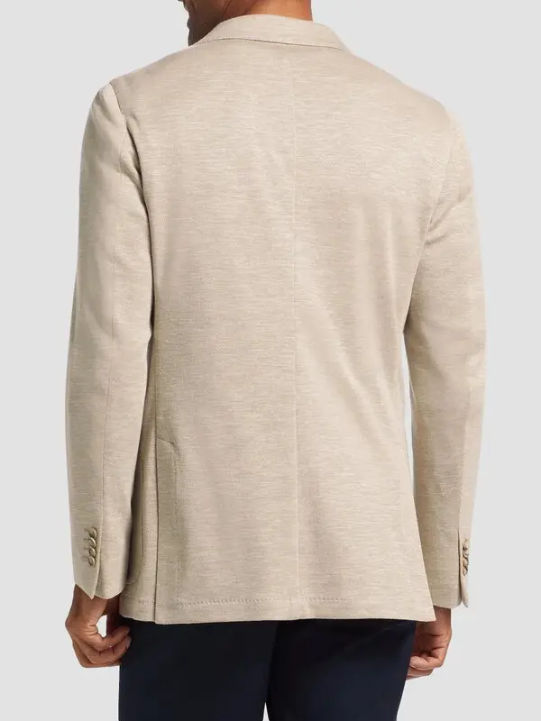 SAKS FIFTH AVENUE Collection Wool & Silk Jersey Blazer
