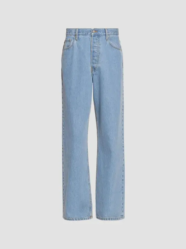 Dries Van Noten Pine Relaxed Wide-leg Jeans - Light Blue