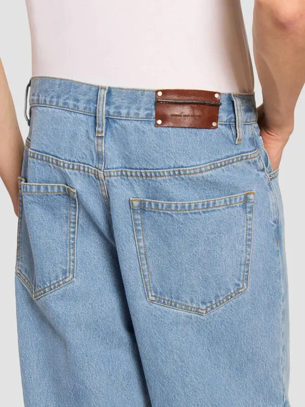 Dries Van Noten Pine Relaxed Wide-leg Jeans