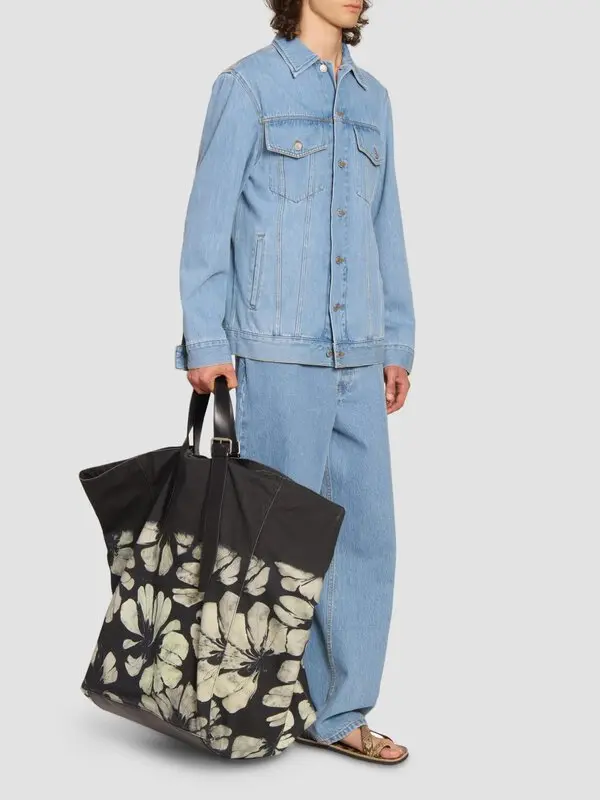 Dries Van Noten Pine Relaxed Wide-leg Jeans