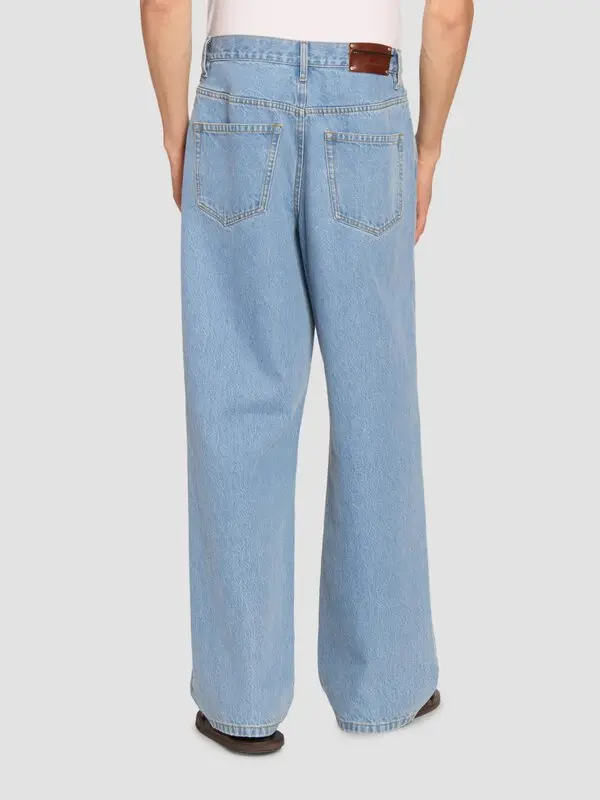 Dries Van Noten Pine Relaxed Wide-leg Jeans