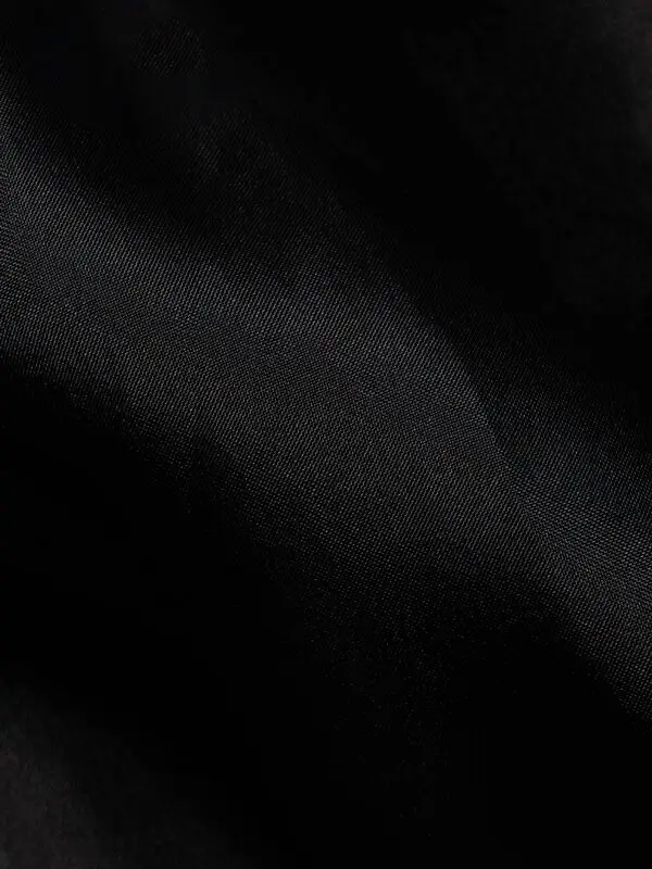 ANONLYCHILD Teddy Silk Tieneck Blouse