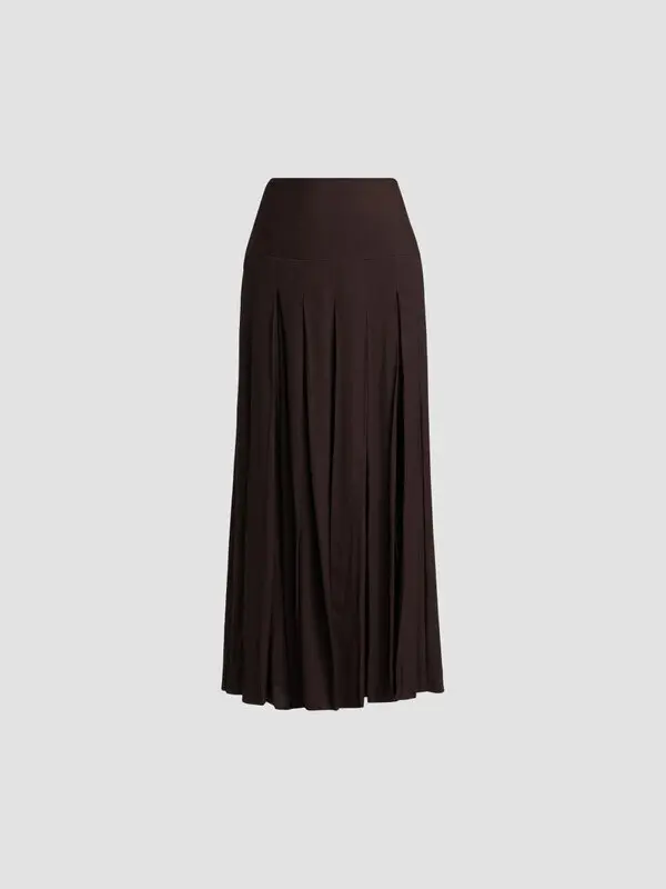 REFORMATION Nancy Pleated Midi-skirt