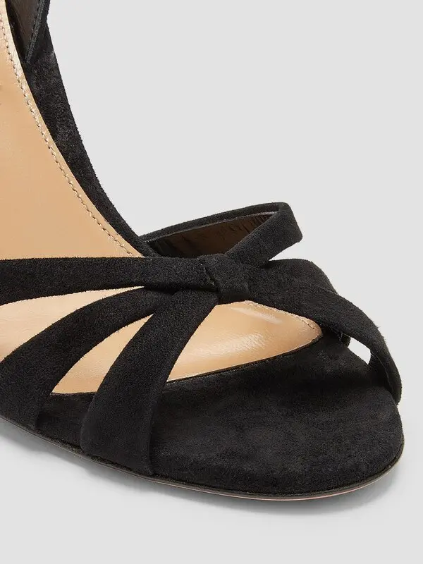 AQUAZZURA Tati 85mm Suede Slingback Sandals
