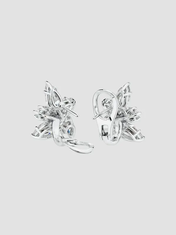 SAKS FIFTH AVENUE HIGH JEWELRY 6.00 Tcw Diamond Cluster Stud Earrings