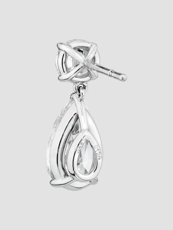 SAKS FIFTH AVENUE HIGH JEWELRY 5.12 Tcw Diamond Drop Earrings
