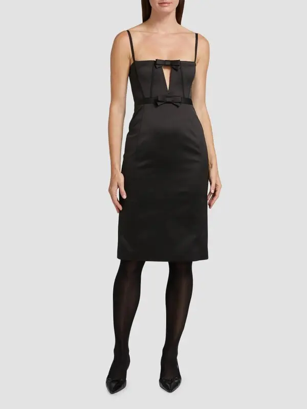 AKNVAS Car Knee-length Satin Dress