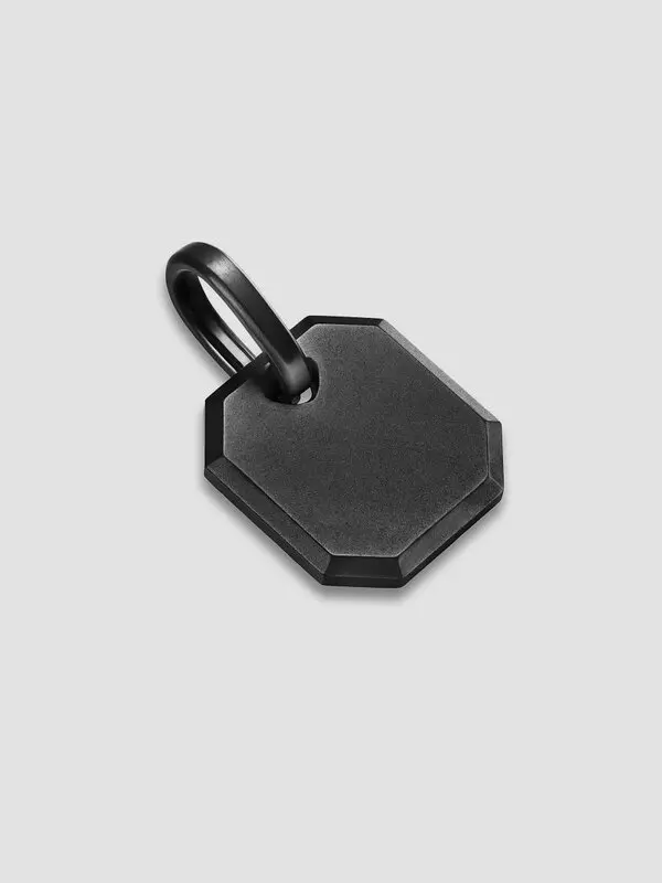 David Yurman Octagonal Amulet In Titanium, 15mm