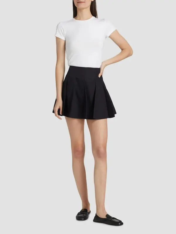 ANONLYCHILD Just A Pinch Ellis Pleated Miniskirt - Black