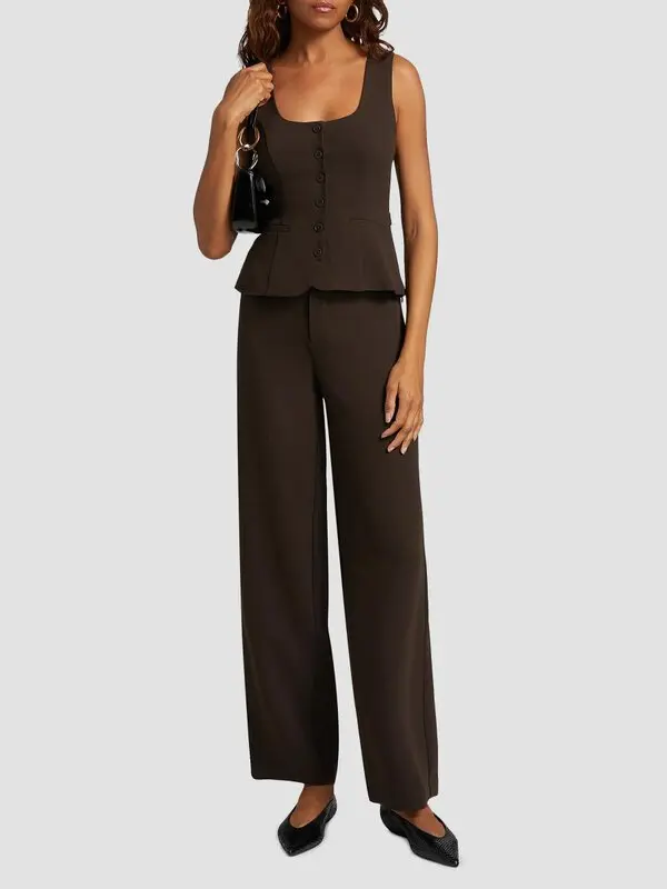 REFORMATION Delanie Square Neck Sleeveless Top