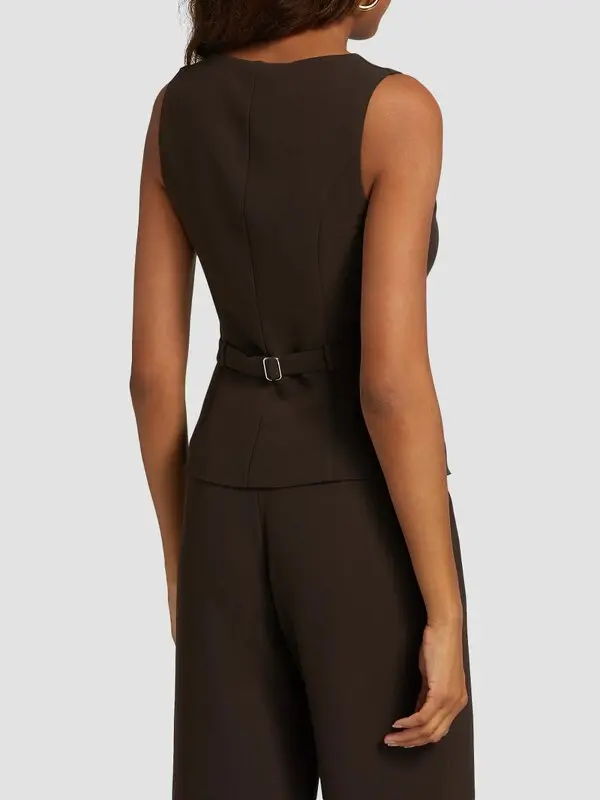 REFORMATION Delanie Square Neck Sleeveless Top