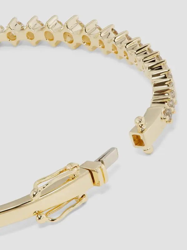 Saks Fifth Avenue Collection 14k Yellow & 1.37 Tcw Diamond Bangle