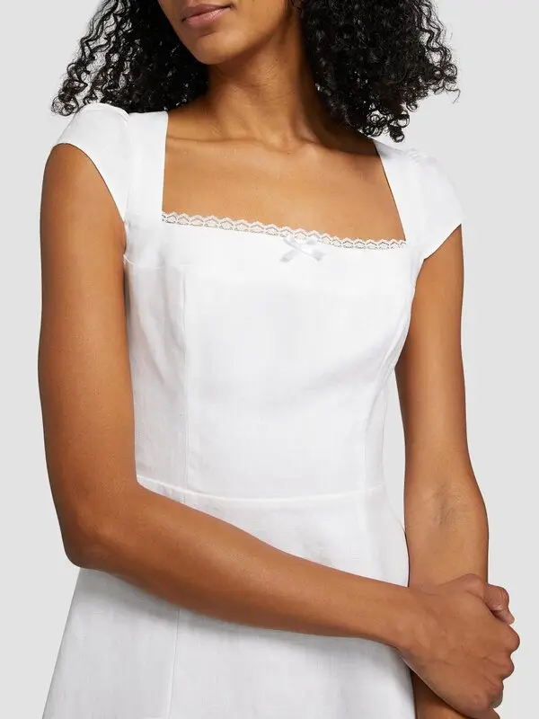 REFORMATION Loula Linen Minidress