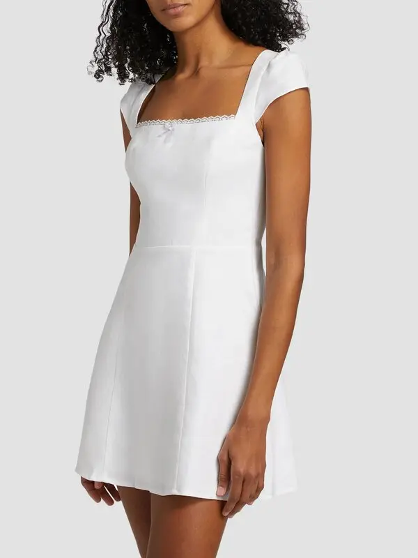 REFORMATION Loula Linen Minidress
