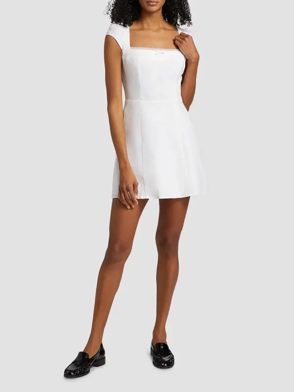 REFORMATION Loula Linen Minidress