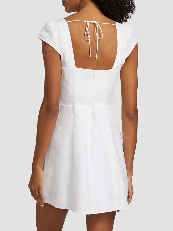 REFORMATION Loula Linen Minidress