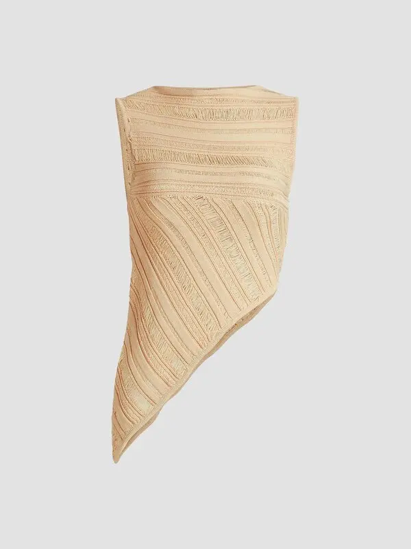 NONCHALANT LABEL Banks Asymmetric Top