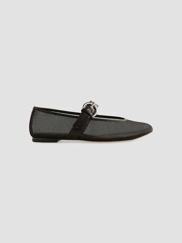 REFORMATION Bethany Mesh Ballet Flats