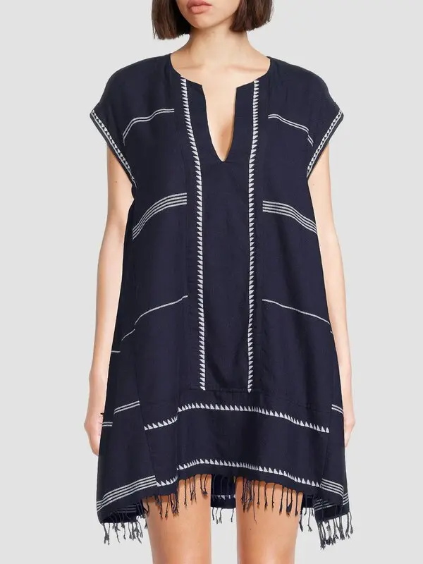 LEMLEM Elina Cotton V-neck Caftan