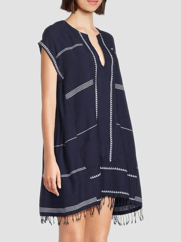 LEMLEM Elina Cotton V-neck Caftan