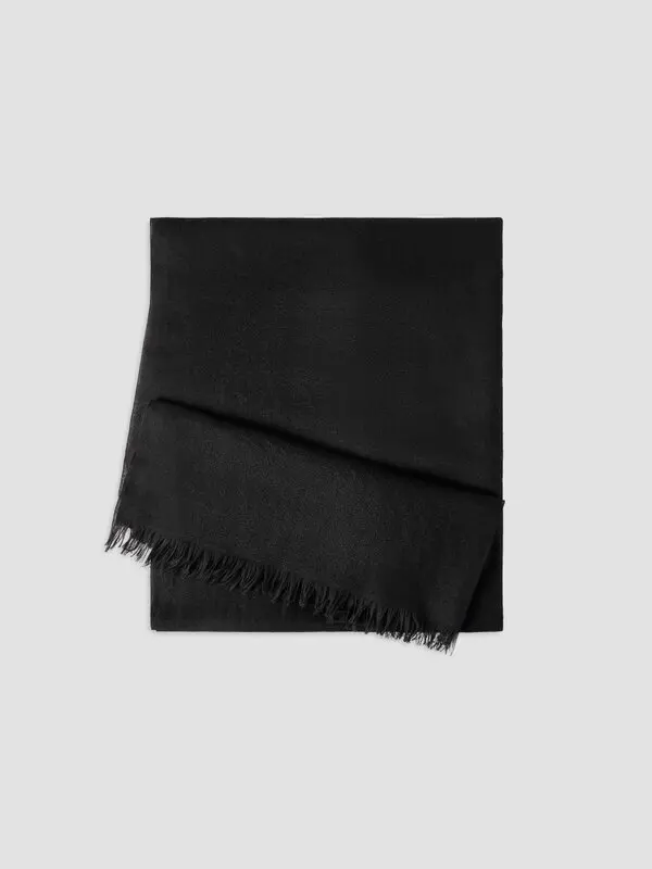 Brunello Cucinelli Cashmere And Silk Scarf - Black