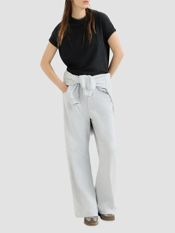Brunello Cucinelli Stretch Cotton Jersey T-shirt - Anthracite