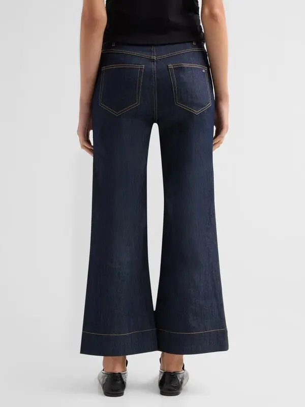 Cinq À Sept Joey Mid-rise Flare Crop Jeans