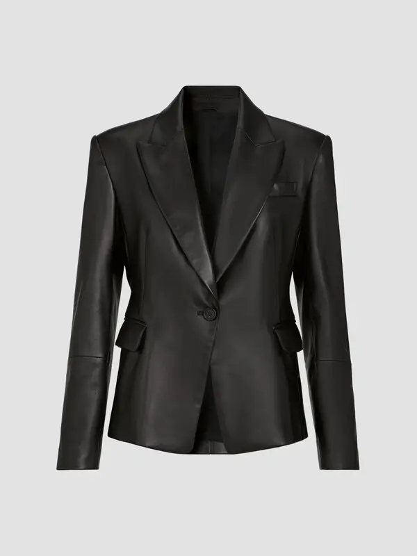 Brunello Cucinelli Nappa Leather Blazer