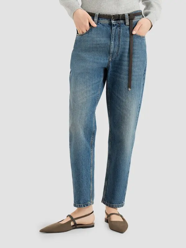 Brunello Cucinelli Authentic Baggy Tapered Jeans - Denim