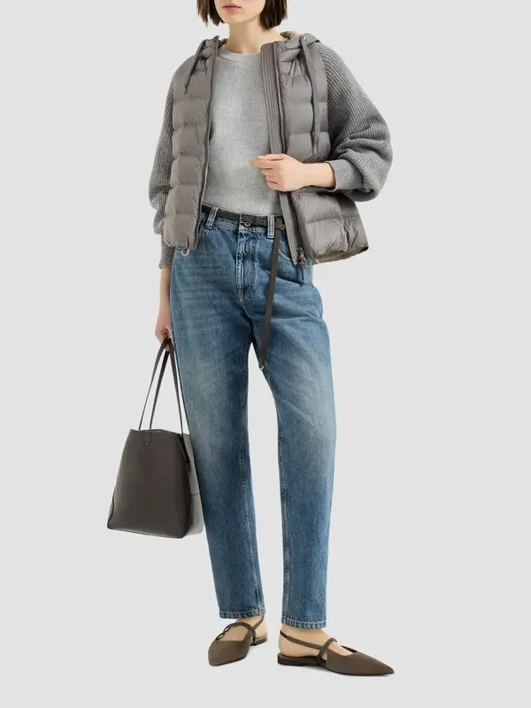Brunello Cucinelli Authentic Baggy Tapered Jeans - Denim
