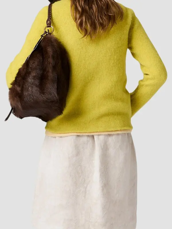 Miu Miu Wool Cardigan - Yellow