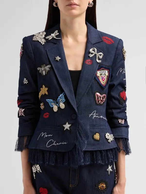 Cinq À Sept Greatest Hits Le Petit Roxie Denim Jacket