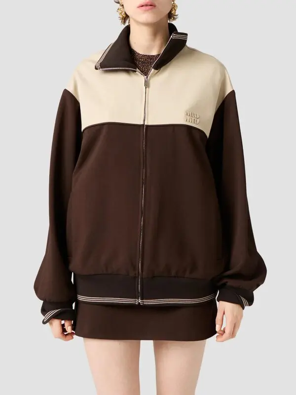 Miu Miu Fabric Stitch Knit Mini Skirt