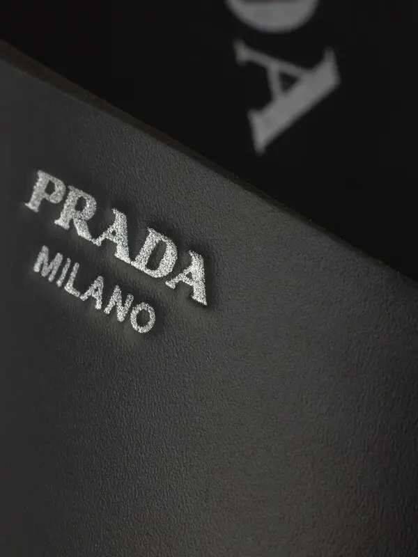 Prada Crisscross Rubber Slides