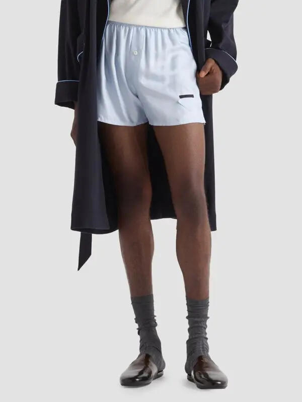 Prada Silk Boxer Shorts