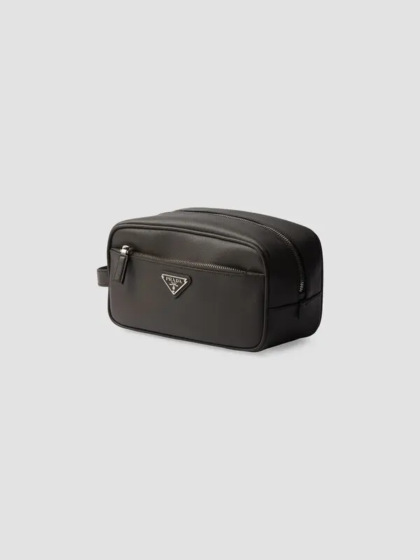 Prada Saffiano Leather Travel Pouch
